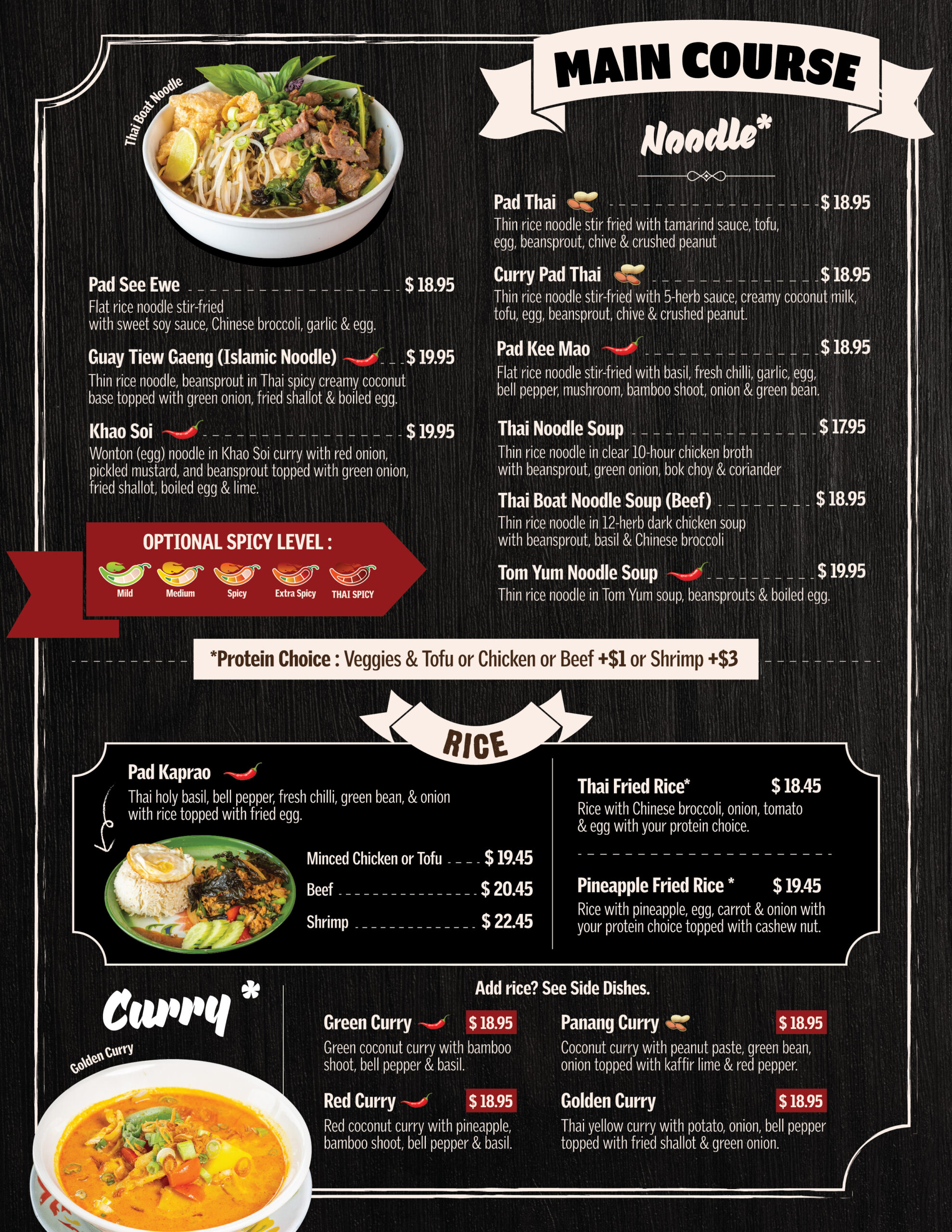 Menu - Rim Thanon Thai Kitchen